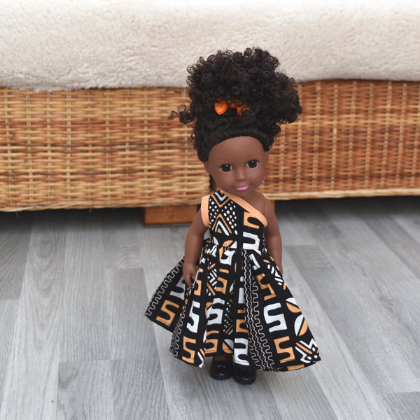 Black Curly Hair Doll – Rufina Designs
