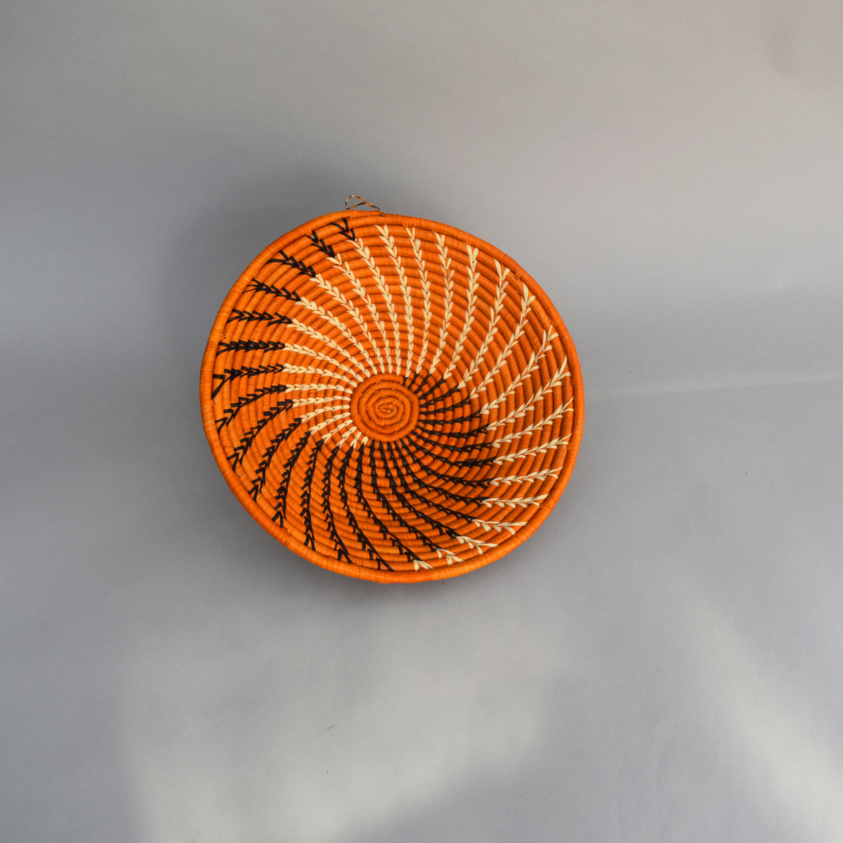 African Hanging wall basket- Straw Basket 2- Large – Rufina Designs